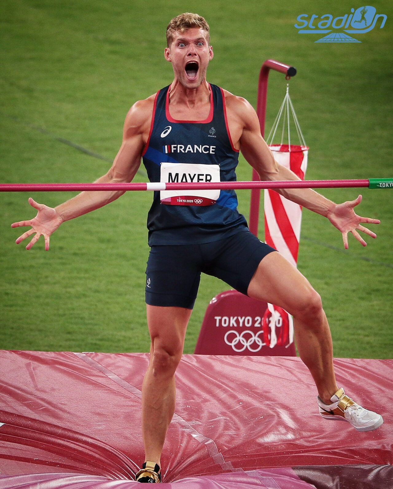 Kevin Mayer, vice-champion olympique du décathlon à Tokyo