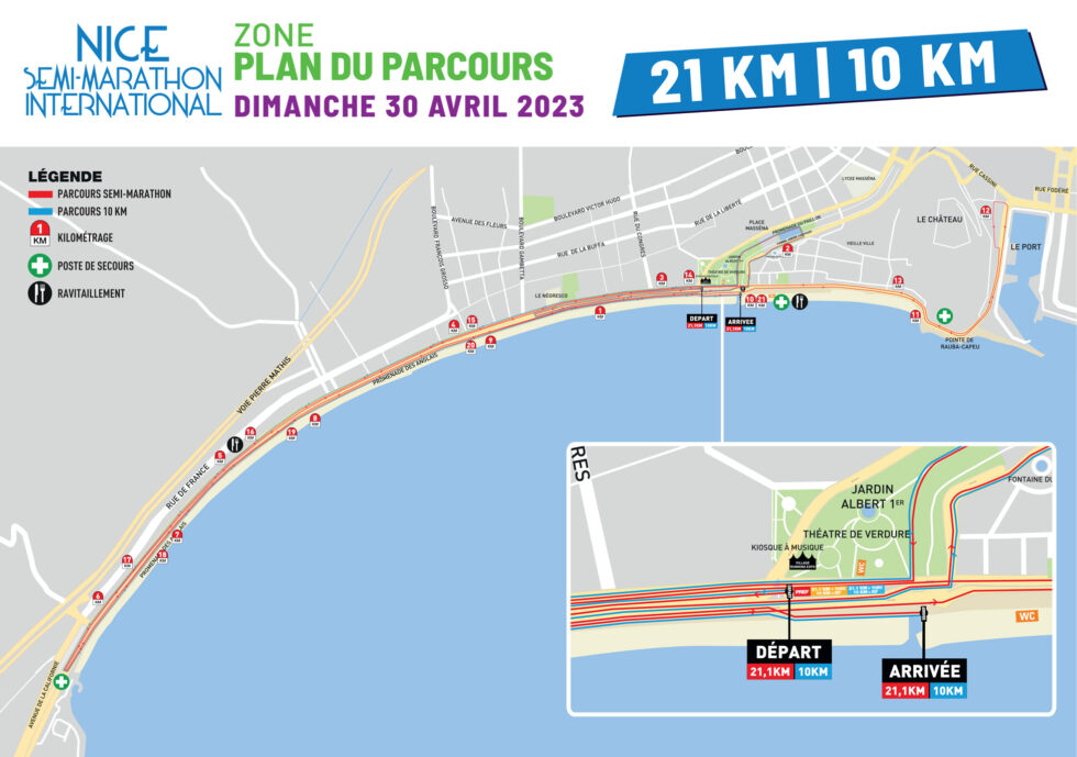 Semi-marathon de Nice 2023 : Venez courir sur la mythique Promenade des ...