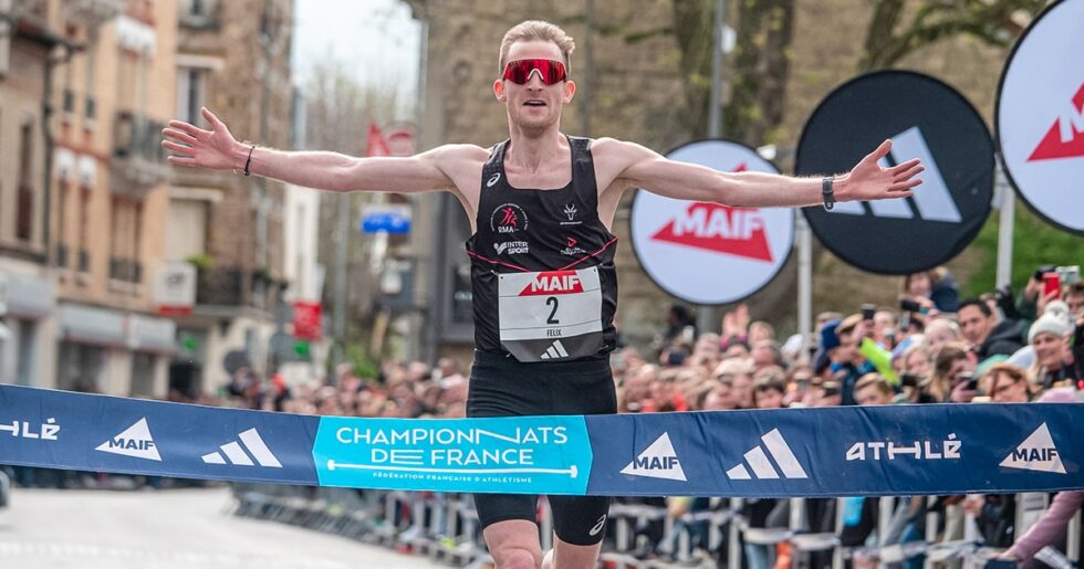 Championnats de France du 10 000 m : Félix Bour, Emmanuel Roudolff ...